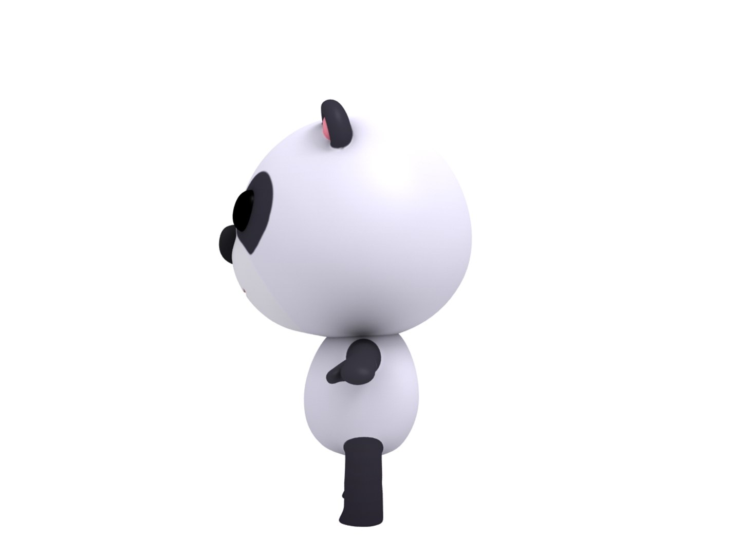 3D Cartoon Panda Model - TurboSquid 1383460