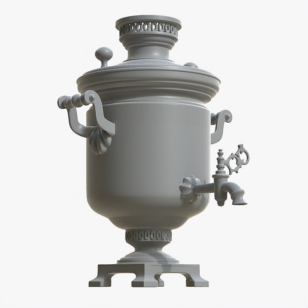 3D Model Russian Samovar - TurboSquid 1919367