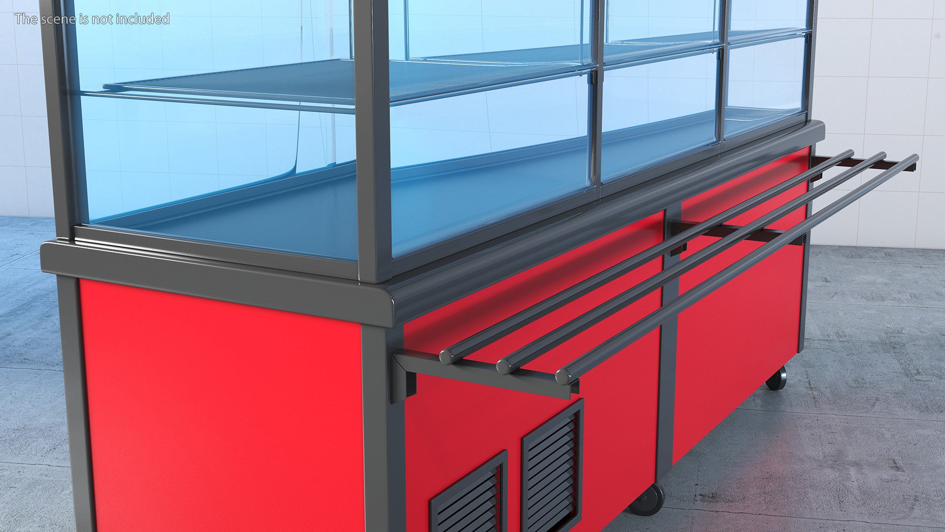 3D Refrigerated Display Case Self Service Line Model - TurboSquid 2061227