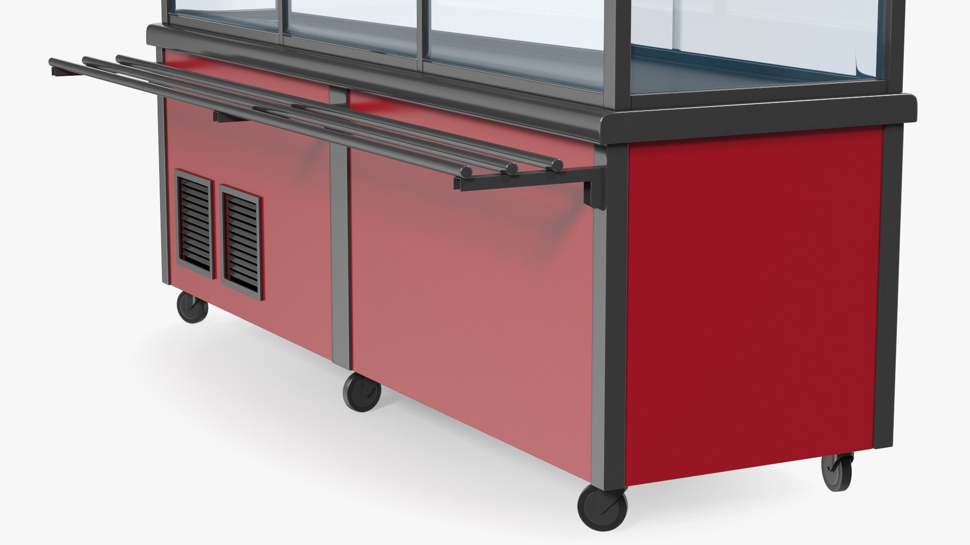 3D Refrigerated Display Case Self Service Line model - TurboSquid 2061227