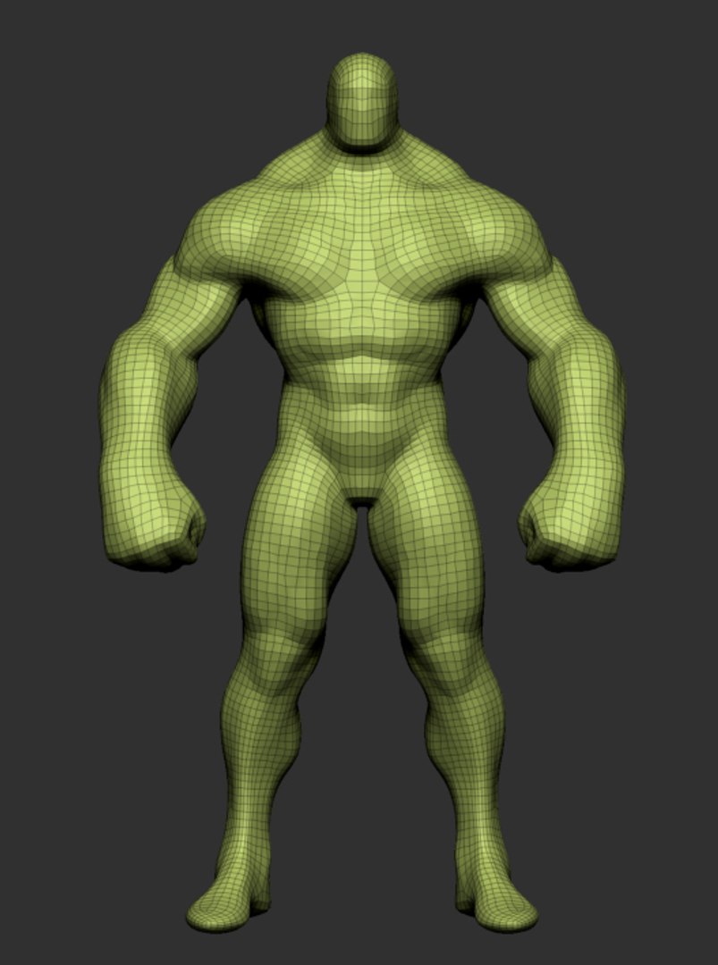3d Heroic Character Base