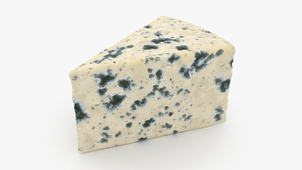 Blue Cheese Slice 3D - TurboSquid 1907332