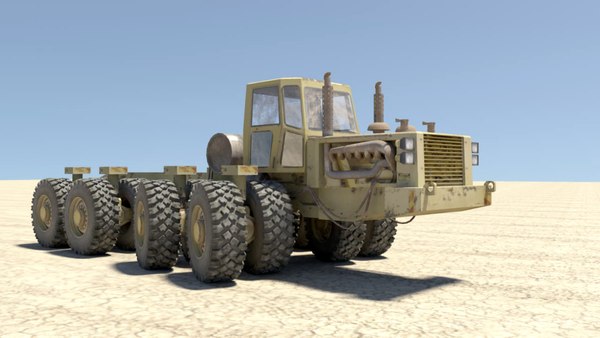 heavy logging vehicle 3d model