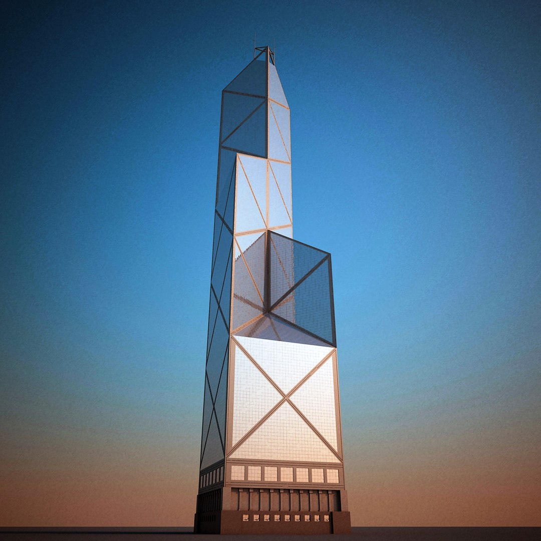 Bank China 3d Model