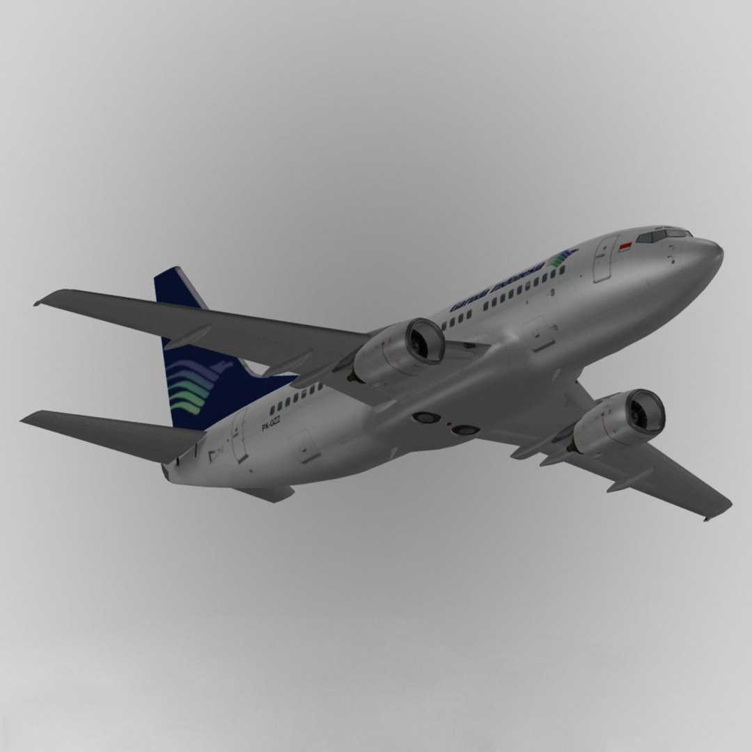 b737-300 garuda indonesia 3ds