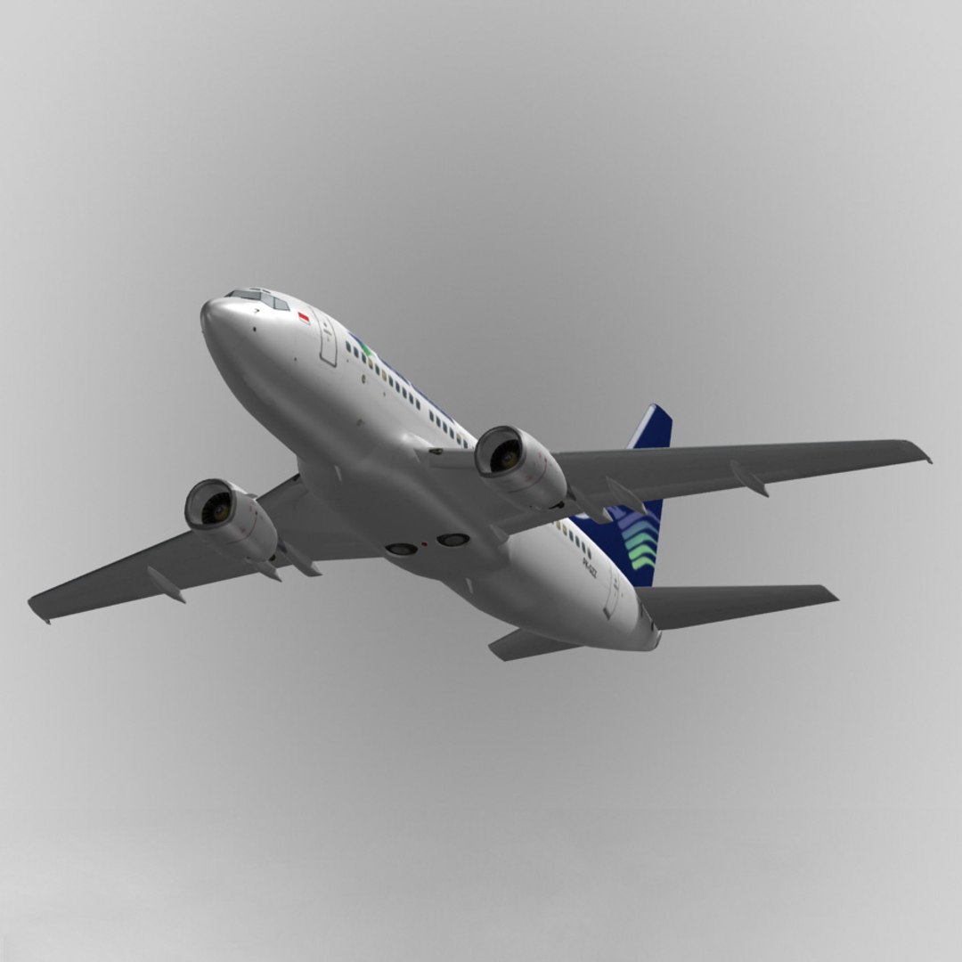 b737-300 garuda indonesia 3ds