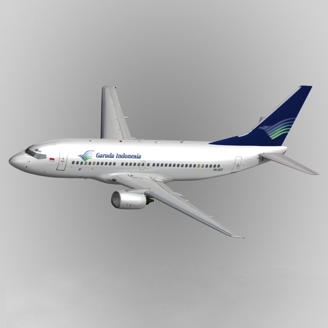 b737-300 garuda indonesia 3ds