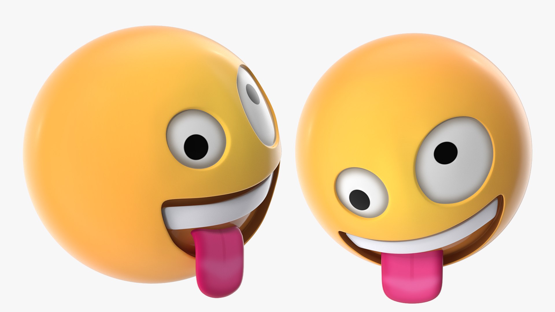 3D Zany Face Emoji - TurboSquid 1533131