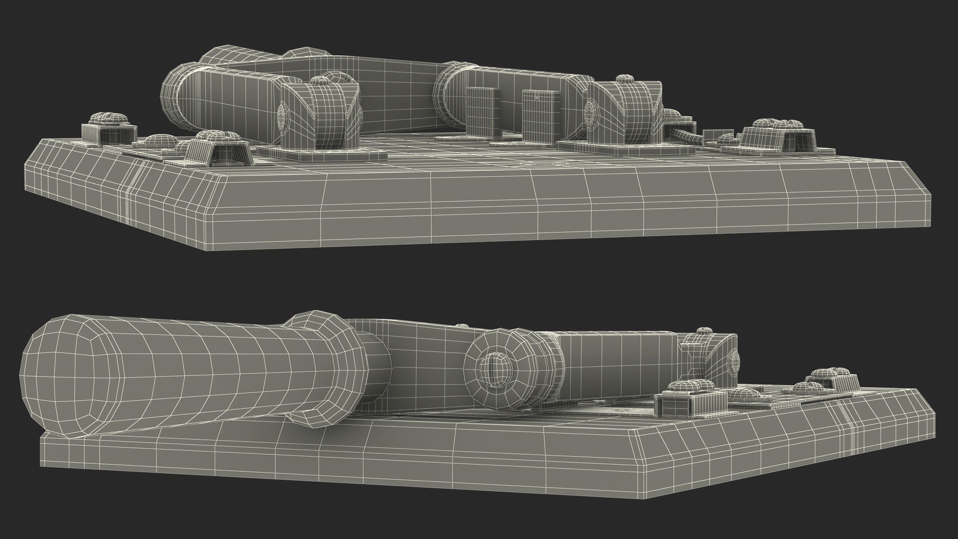 3D Brass and Slate Power Switch - TurboSquid 2047651