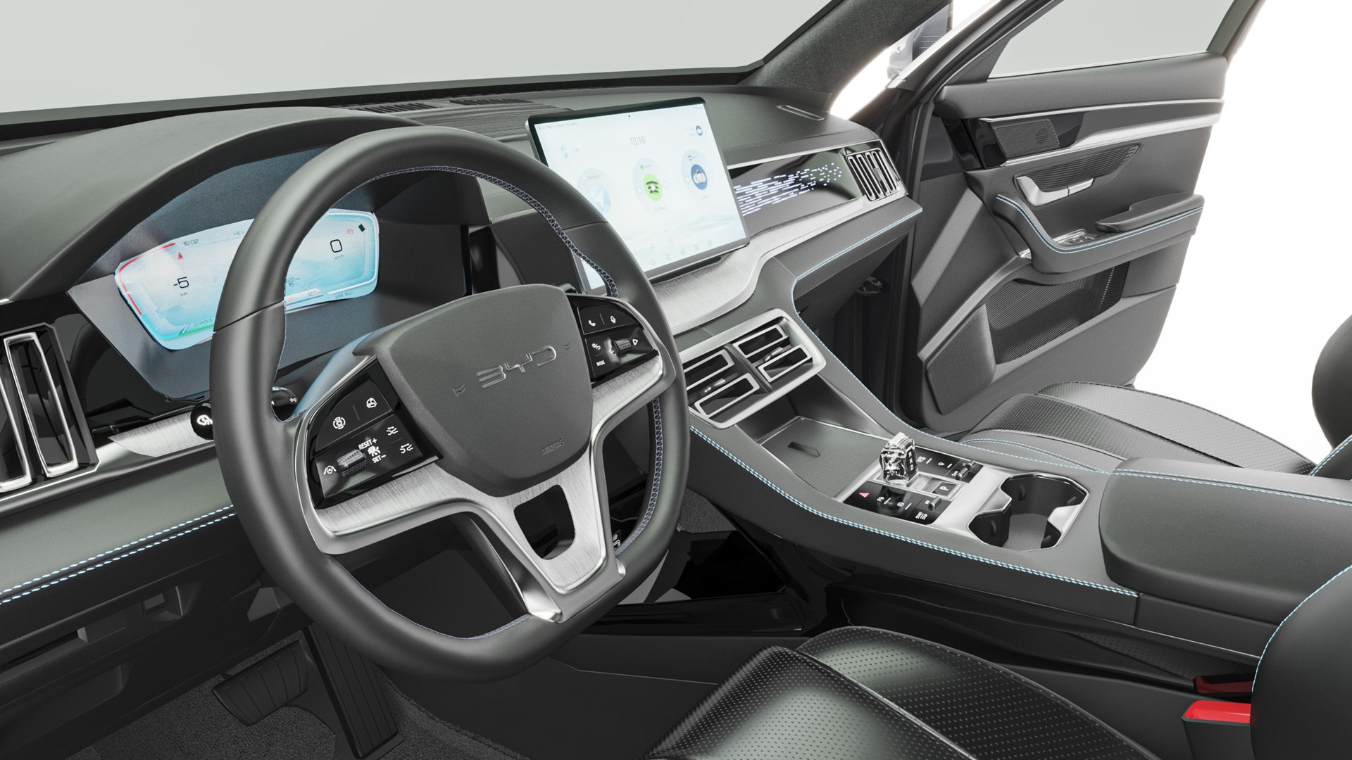 2024 BYD Song Plus DM-I Seal U With Interior 3D Model - TurboSquid 2214356