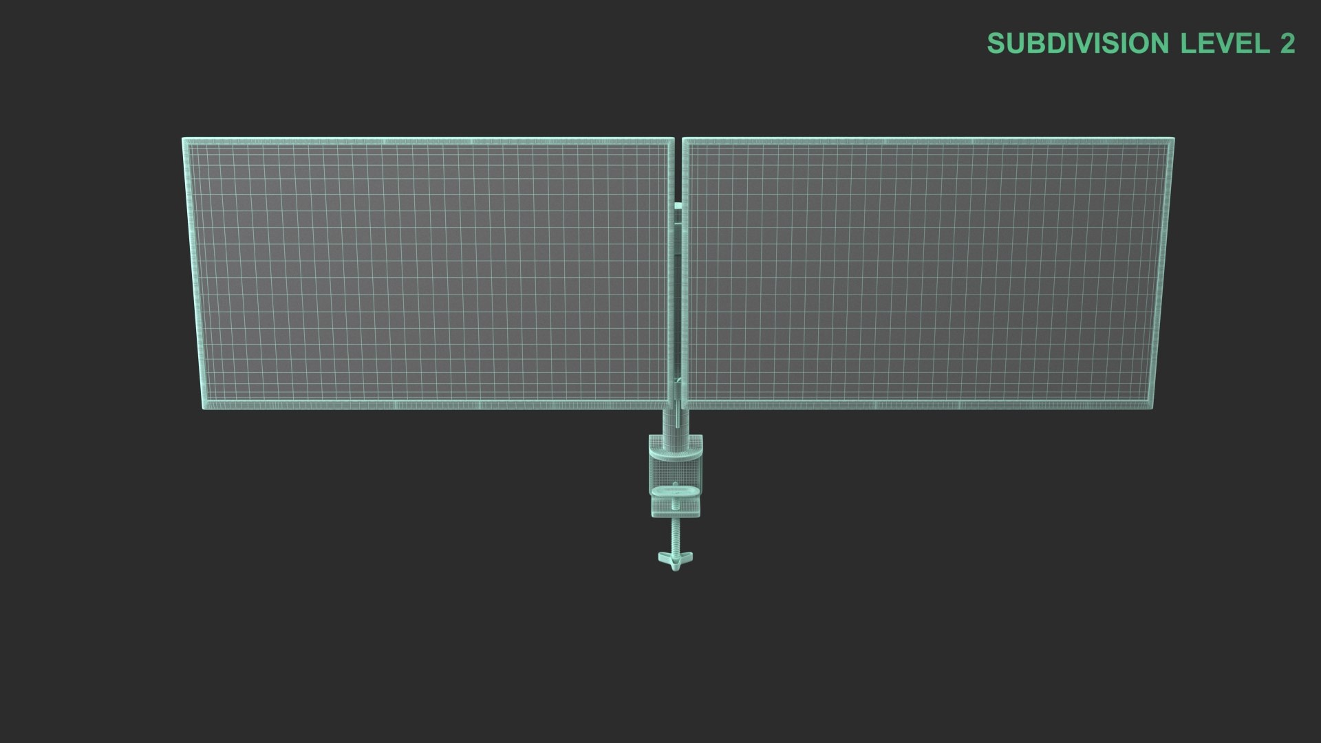 Dual Monitors With Stand 3D Model - TurboSquid 2389841