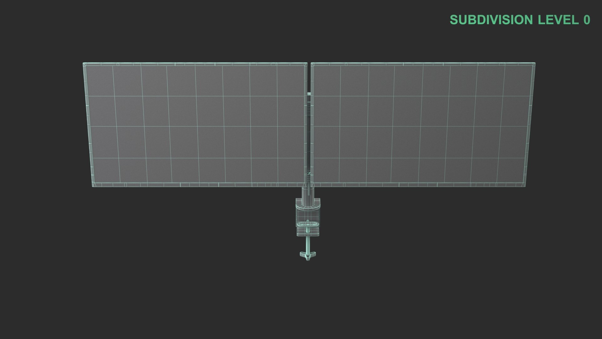 Dual Monitors With Stand 3D Model - TurboSquid 2389841