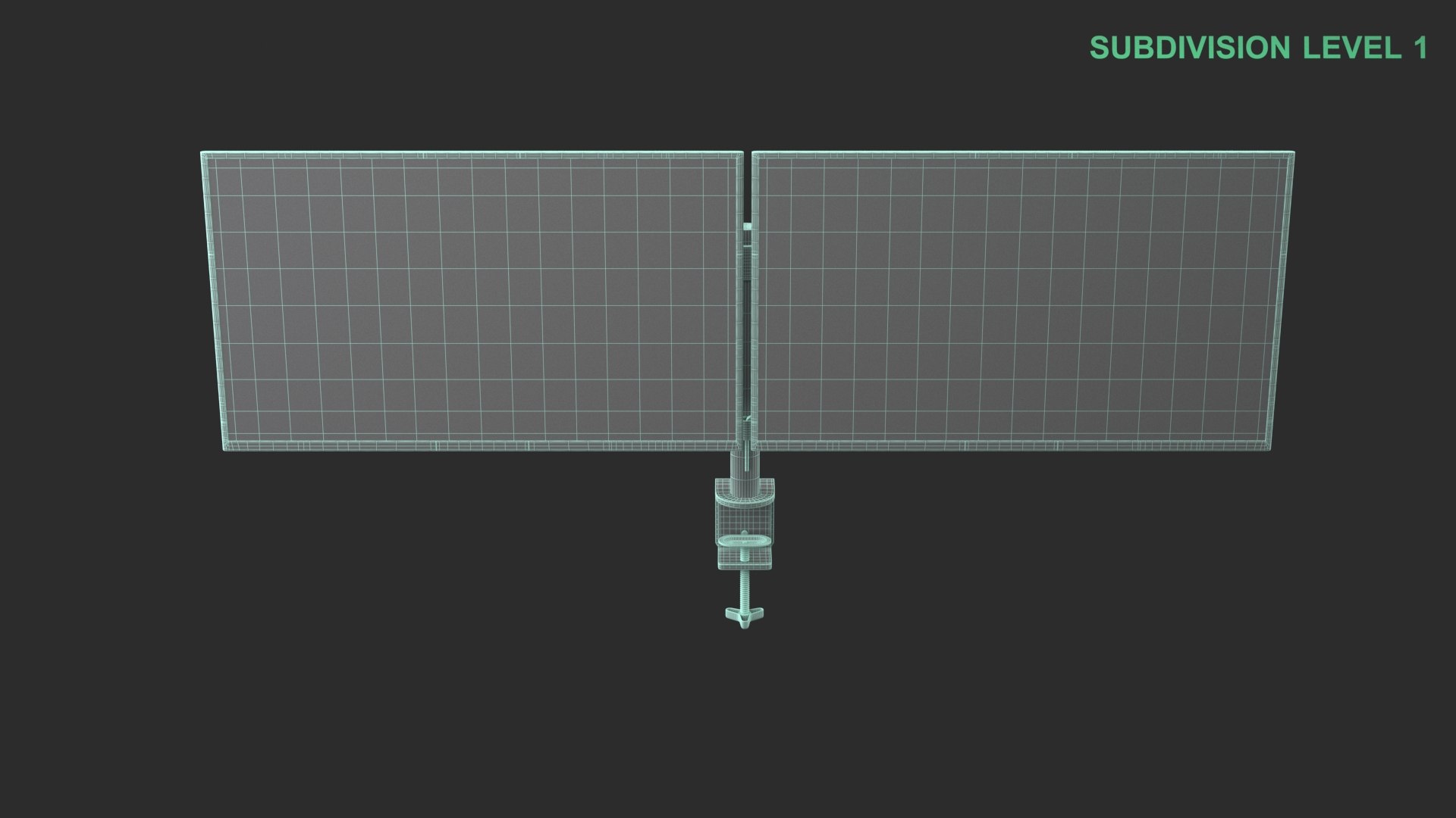 Dual Monitors With Stand 3D Model - TurboSquid 2389841