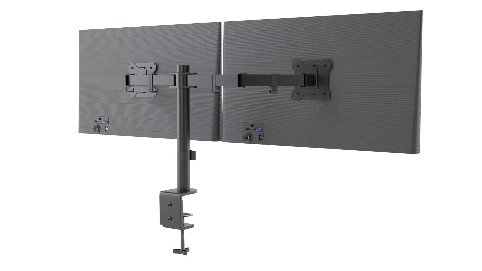 Dual Monitors With Stand 3D Model - TurboSquid 2389841