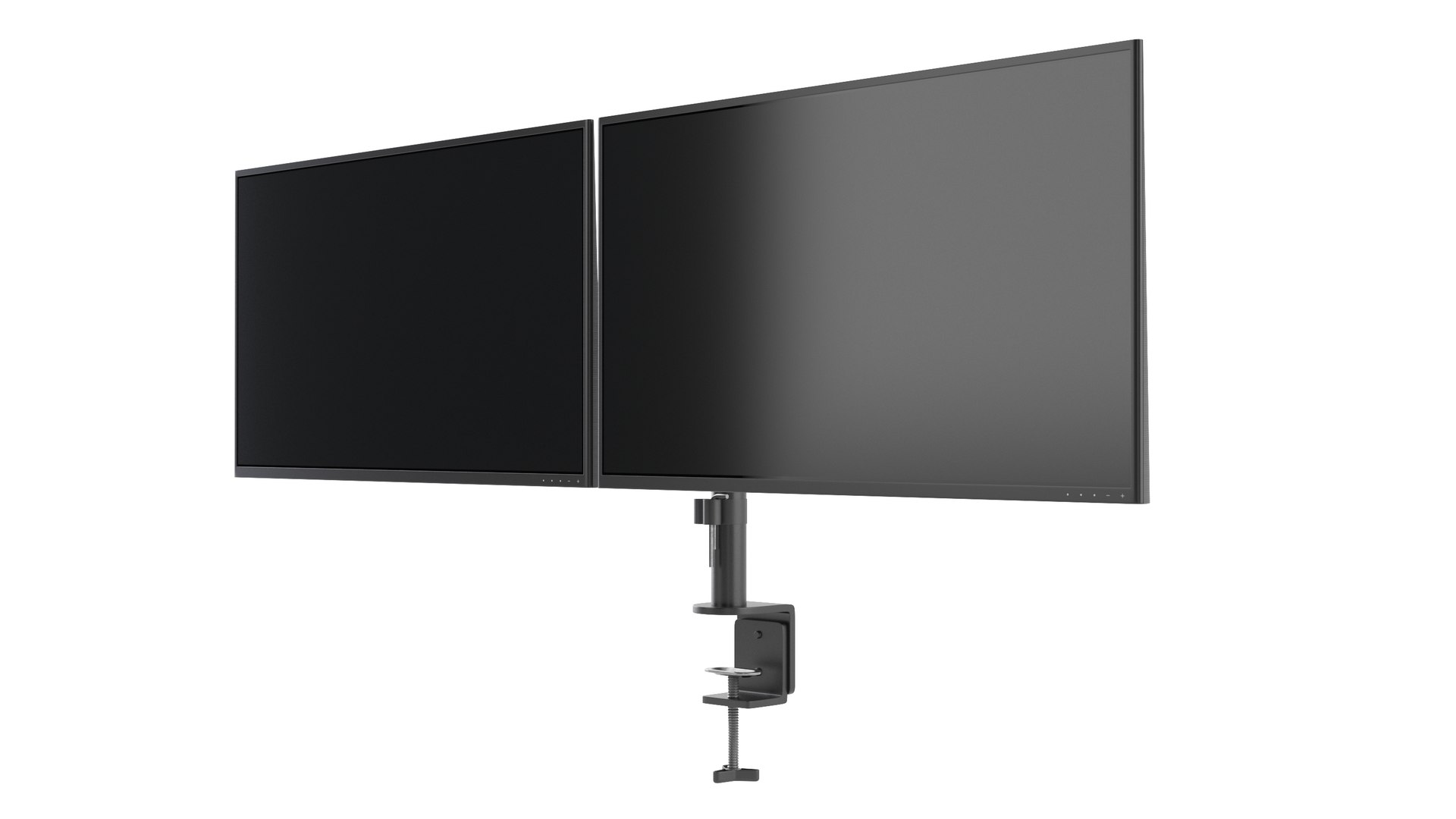 Dual Monitors With Stand 3D Model - TurboSquid 2389841