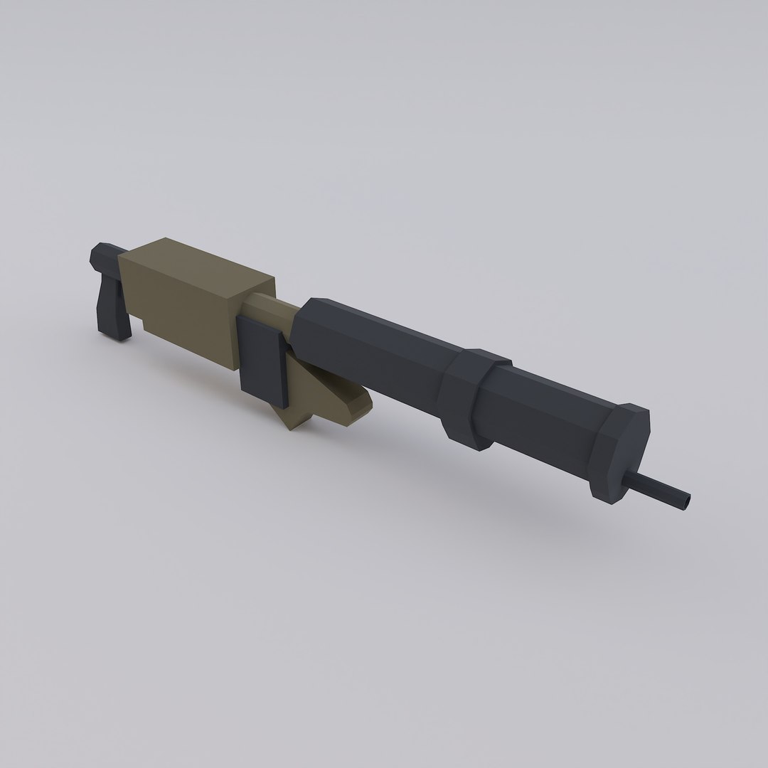 M1917 Browning Light Machine Gun 3D Model - TurboSquid 1992602