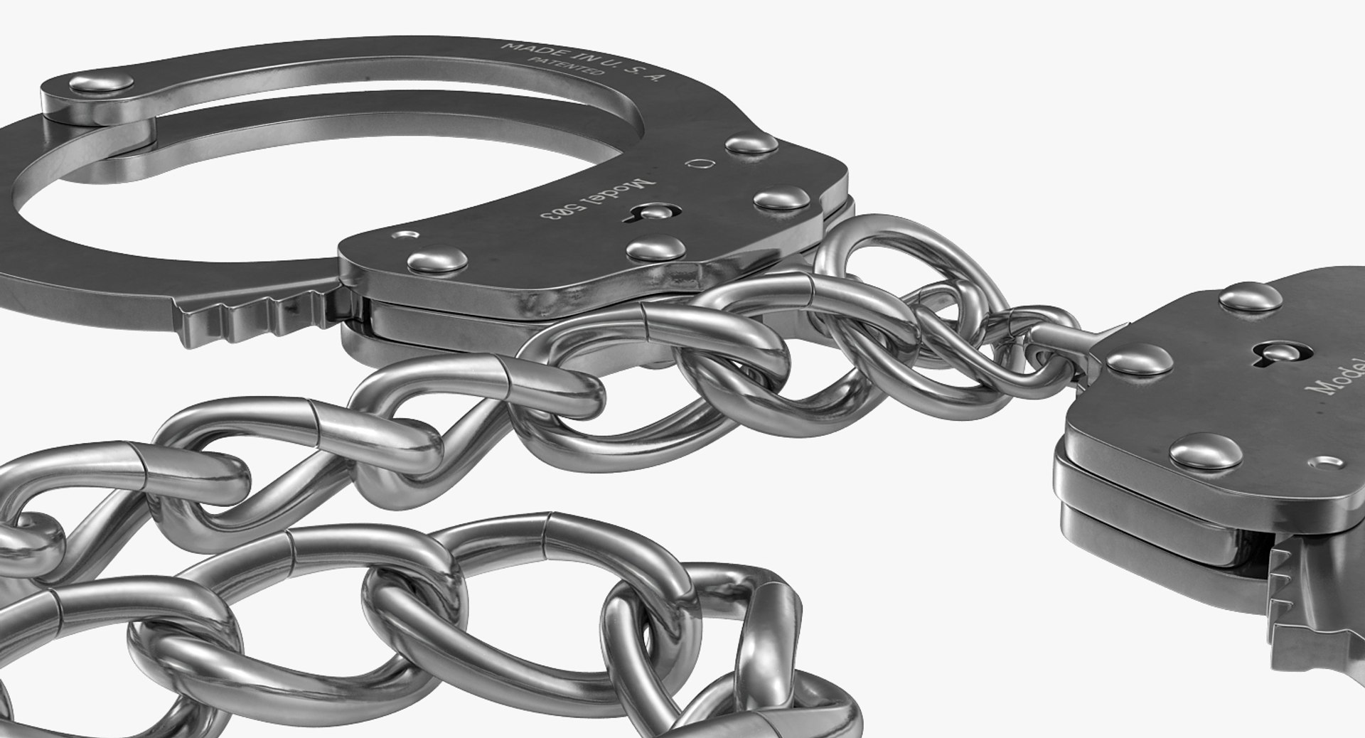 3d Leg Iron Handcuffs