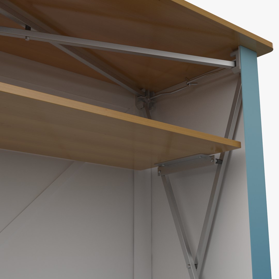 3d Model Of Info Desk