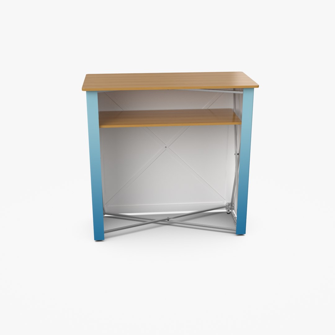 3d Model Of Info Desk