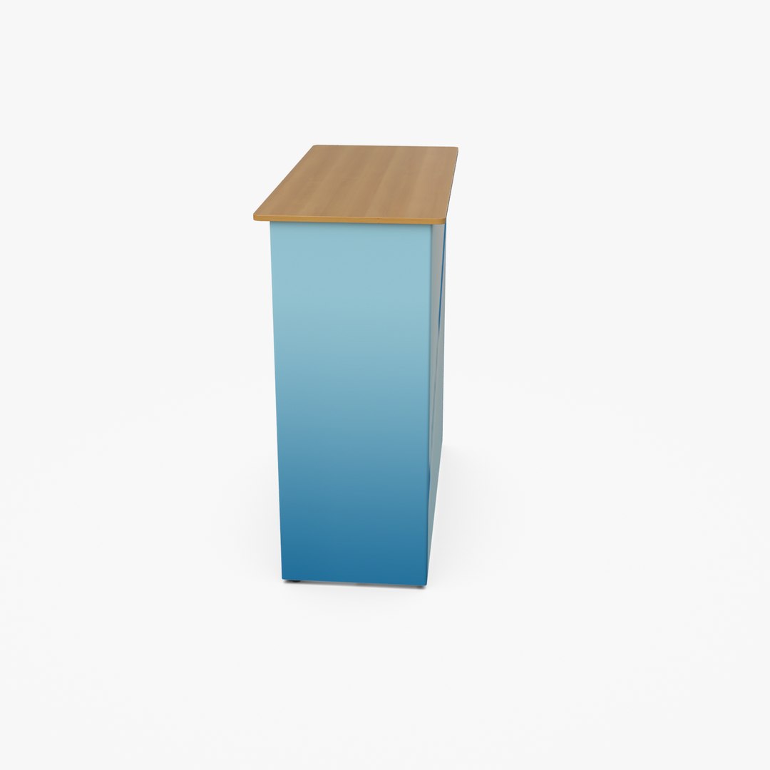 3d Model Of Info Desk