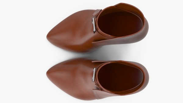 Leather Boots Women 3 3D model - TurboSquid 1756019