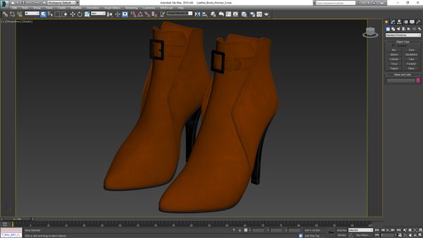 Leather Boots Women 3 3D model - TurboSquid 1756019