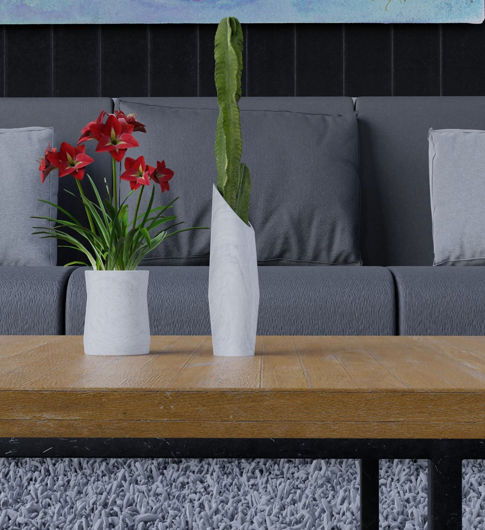 Photorealistic Living Room - Blender 3D model - TurboSquid 2112518