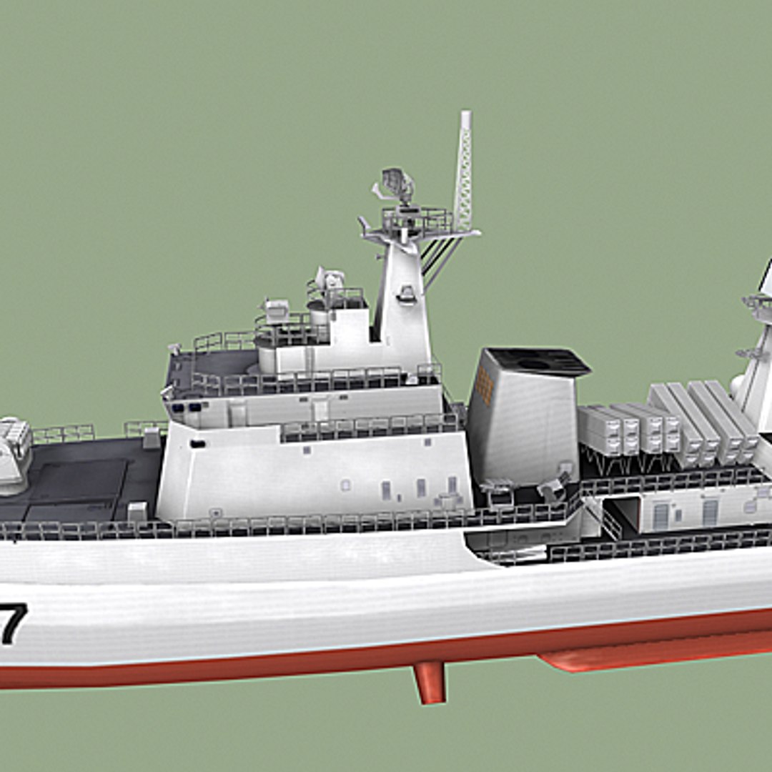 type 051b luhai class 3d model