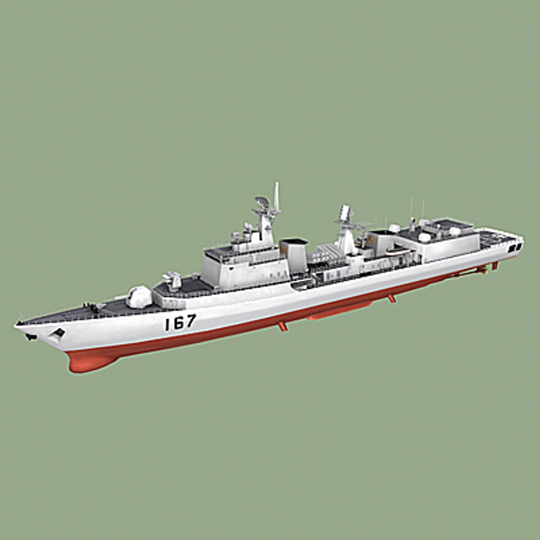 type 051b luhai class 3d model