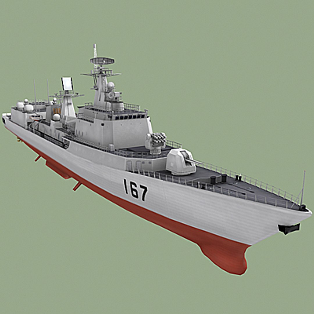 type 051b luhai class 3d model