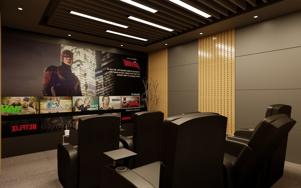 3D model room home theater - TurboSquid 1698463