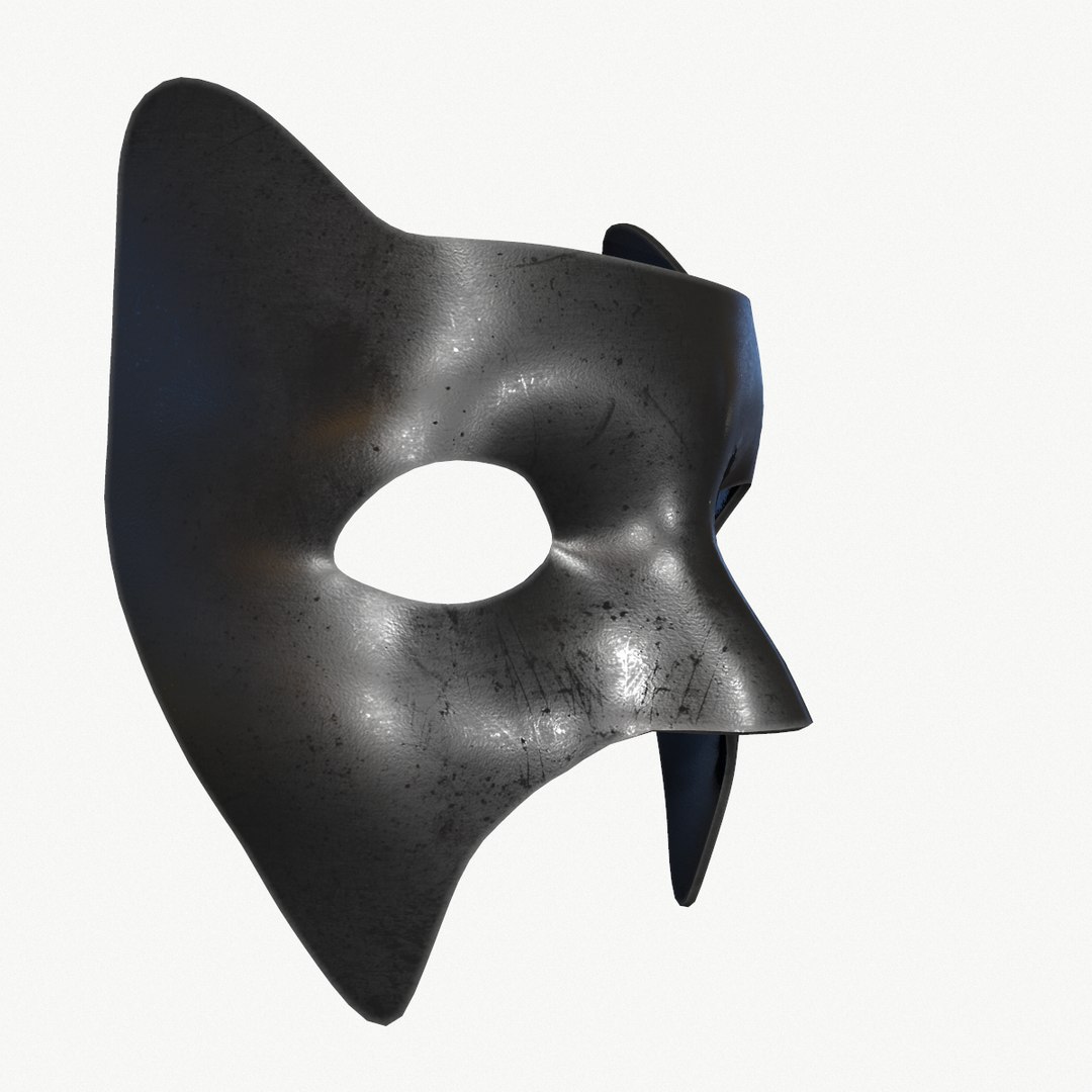 3D Stl Black Mask Model - TurboSquid 1409538