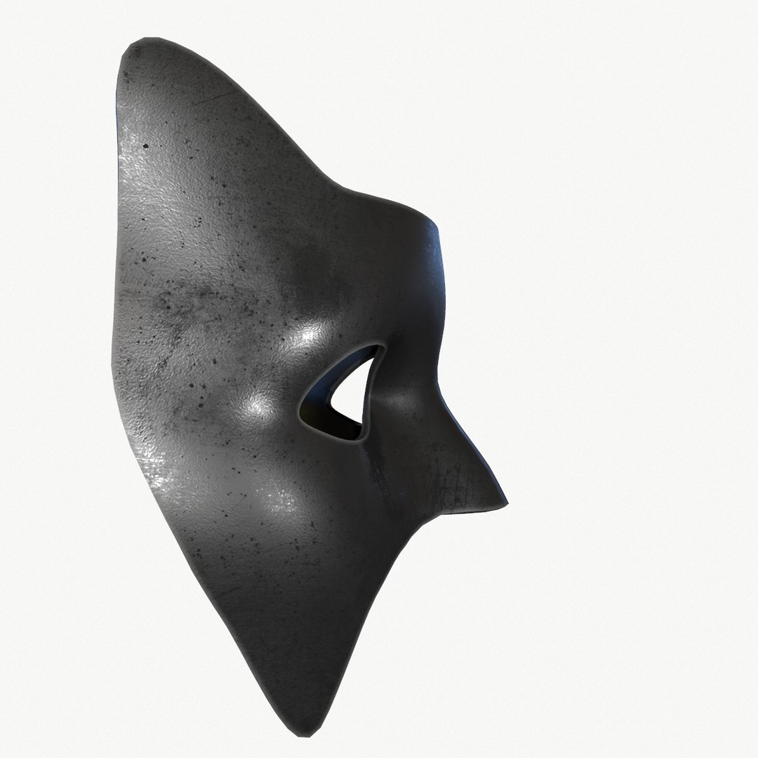 3D Stl Black Mask Model - TurboSquid 1409538