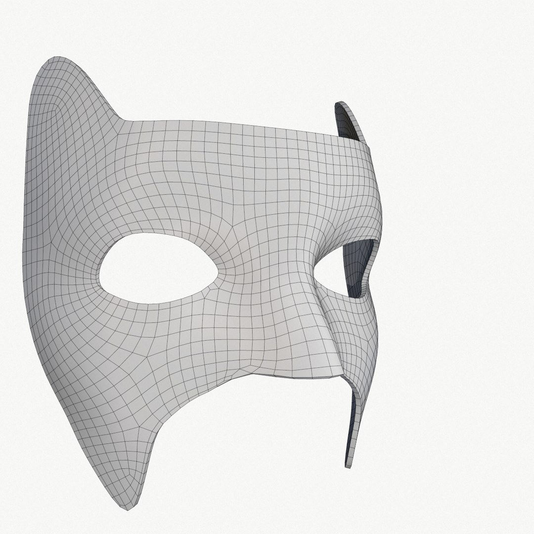 3D Stl Black Mask Model - TurboSquid 1409538