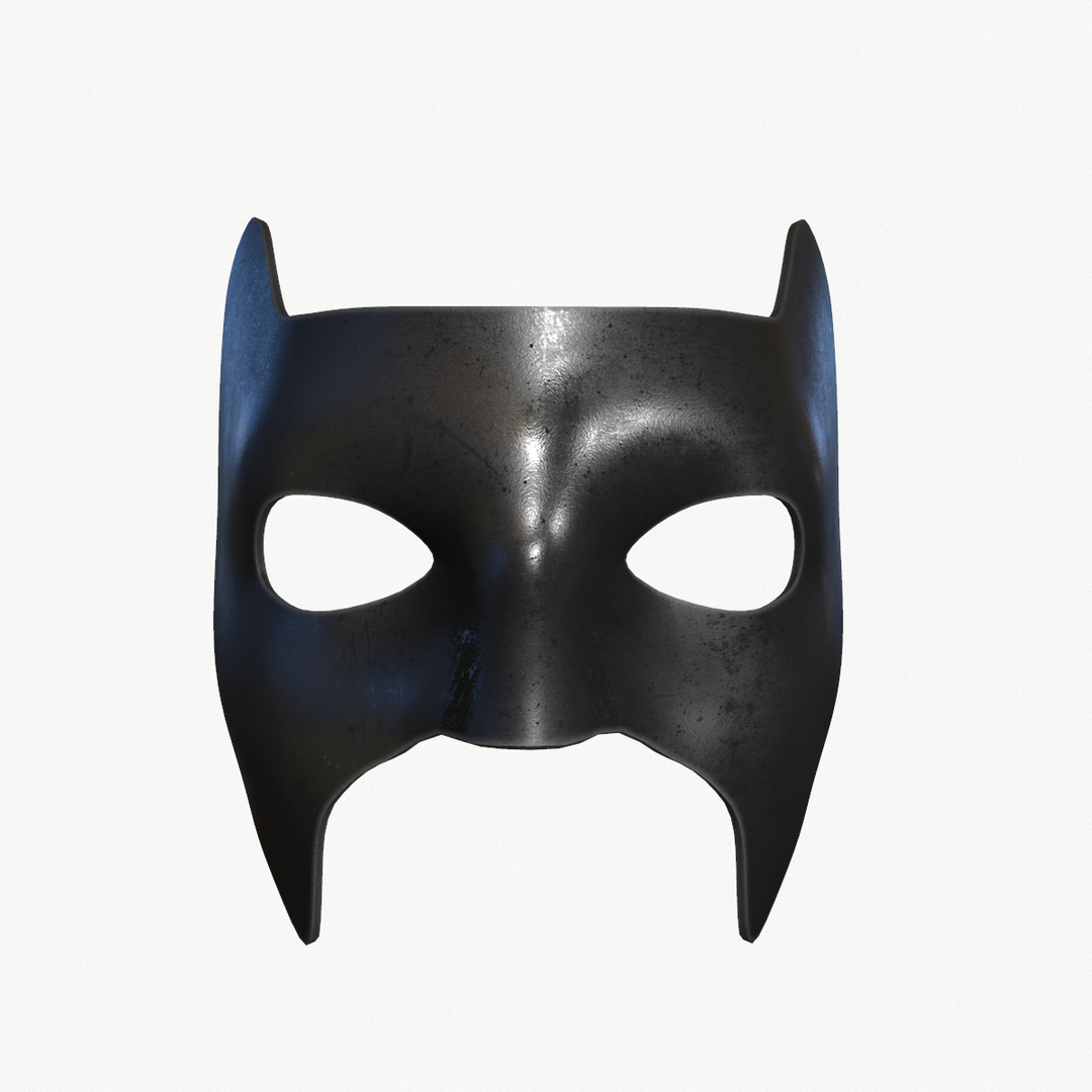3D Stl Black Mask Model - TurboSquid 1409538