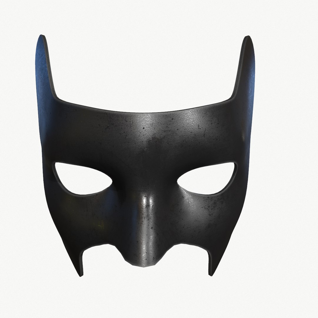 3D Stl Black Mask Model - TurboSquid 1409538