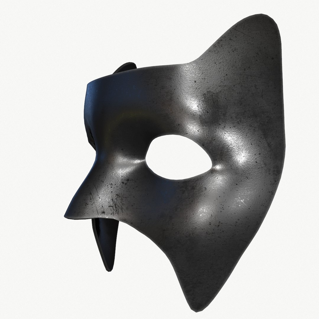3D Stl Black Mask Model - TurboSquid 1409538