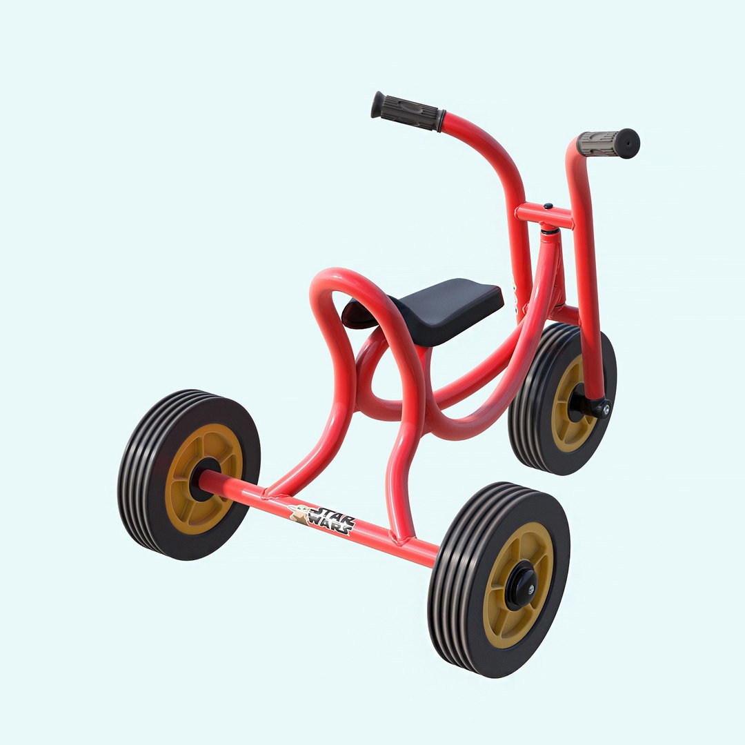 Weplay Push Trike Kid Bike Children Bicycle 3D Model - TurboSquid 2098827