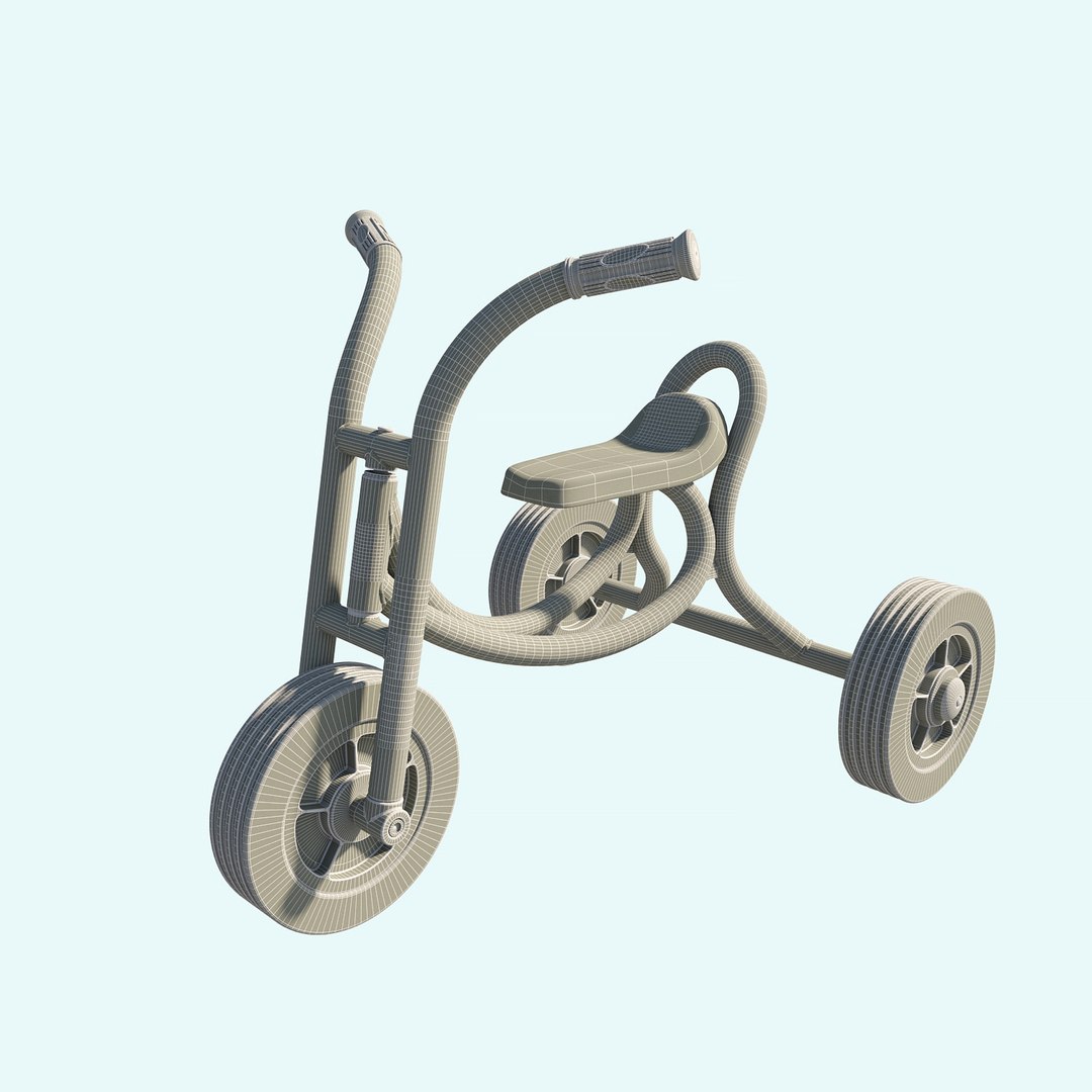 Weplay Push Trike Kid Bike Children Bicycle 3D Model - TurboSquid 2098827