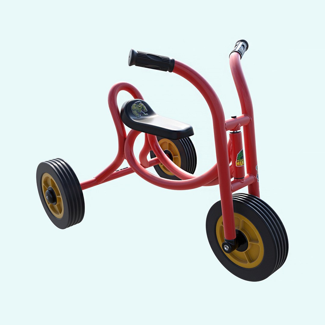 Weplay Push Trike Kid Bike Children Bicycle 3D Model - TurboSquid 2098827