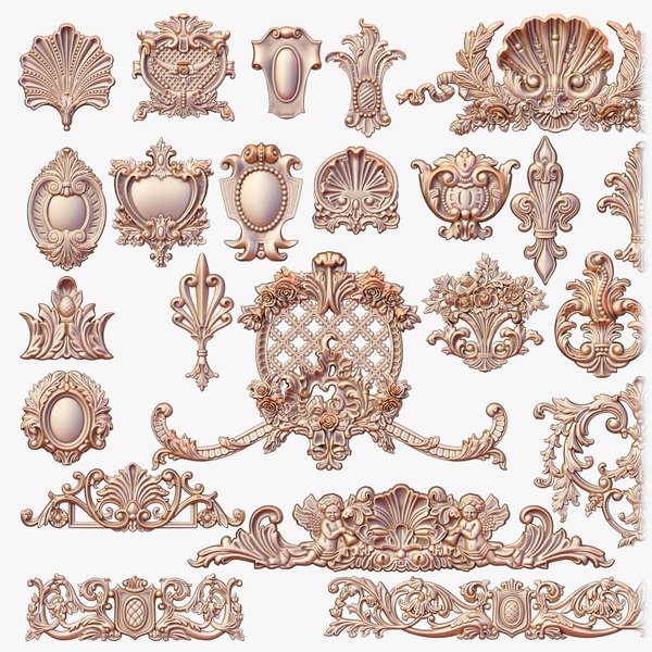 3D Rococo Models | TurboSquid