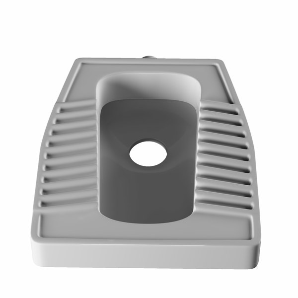 Eastern pan toilet 3D model - TurboSquid 1692068
