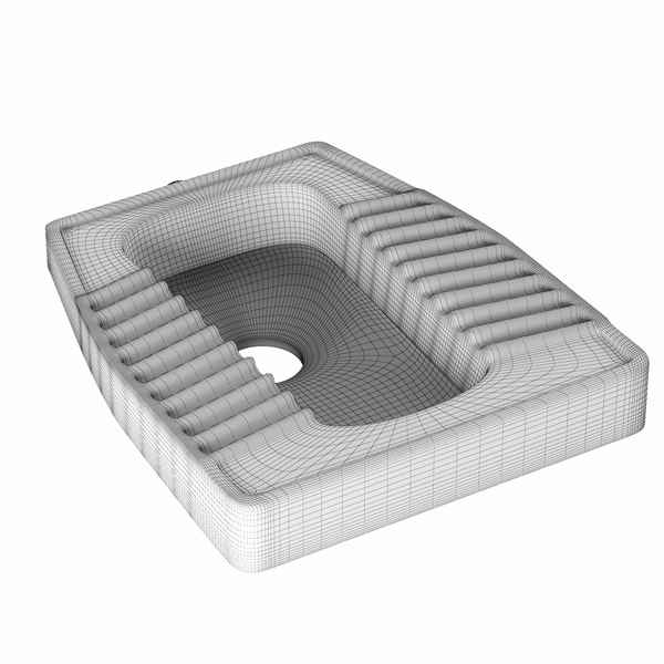 Eastern pan toilet 3D model - TurboSquid 1692068