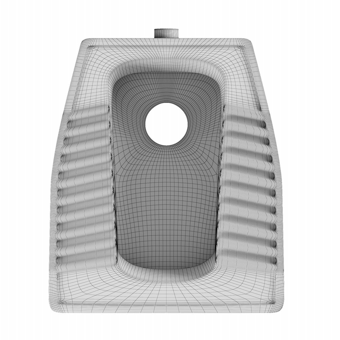 Eastern Pan Toilet 3D Model - TurboSquid 1692068