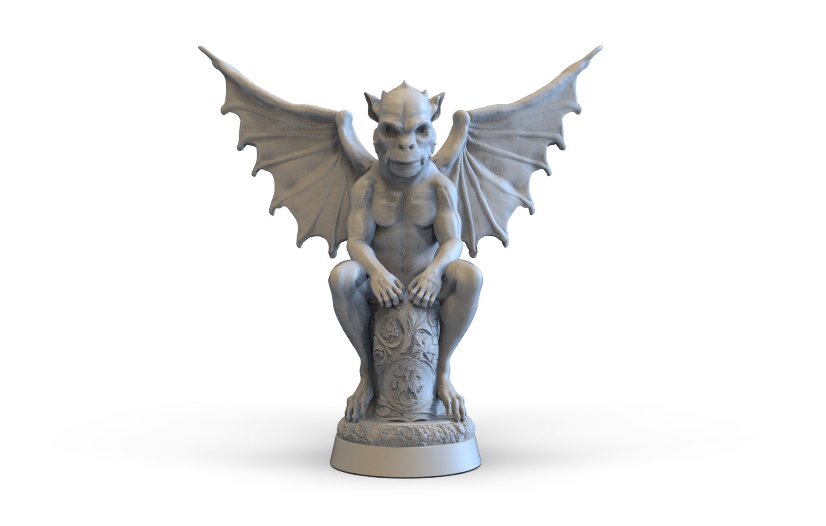 The Gargoyle Statue 3D Model - TurboSquid 2327478