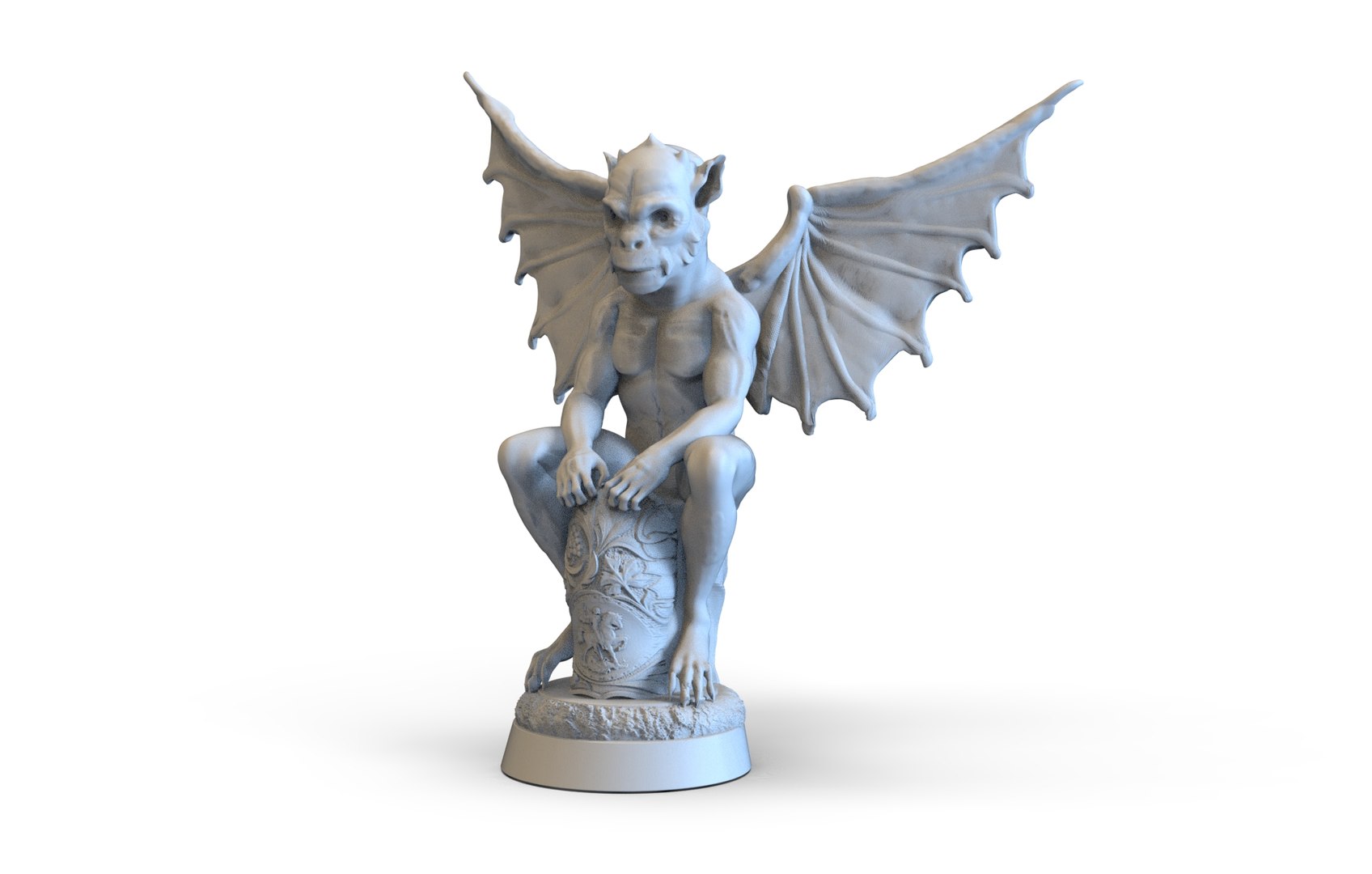The Gargoyle Statue 3D Model - TurboSquid 2327478