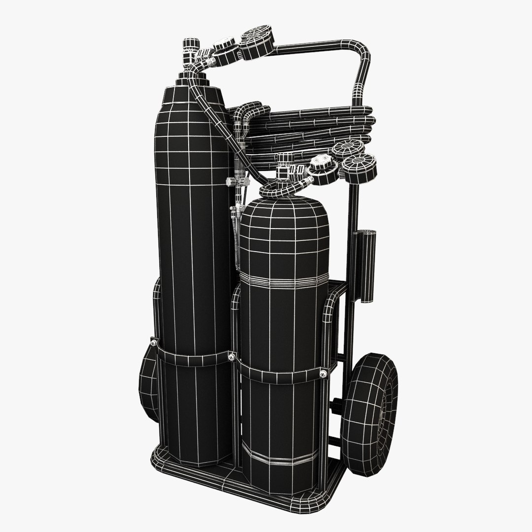 Trolley Gas 3d Model