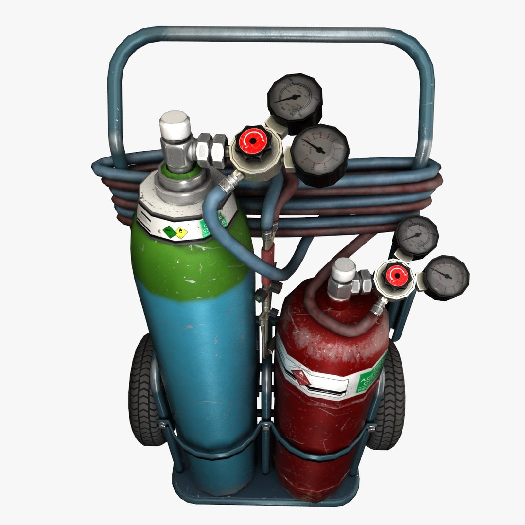 Trolley Gas 3d Model