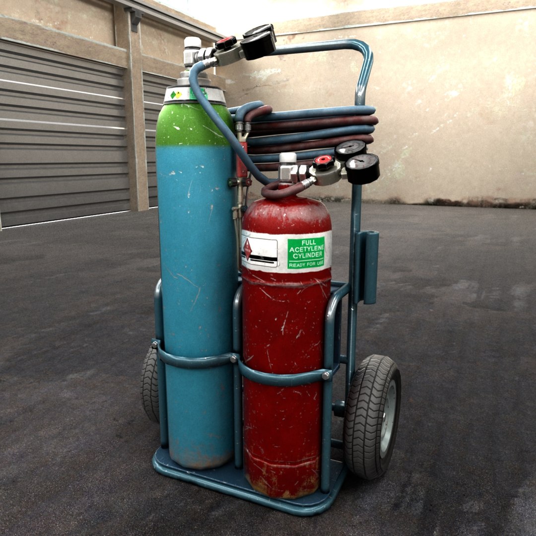 Trolley Gas 3d Model