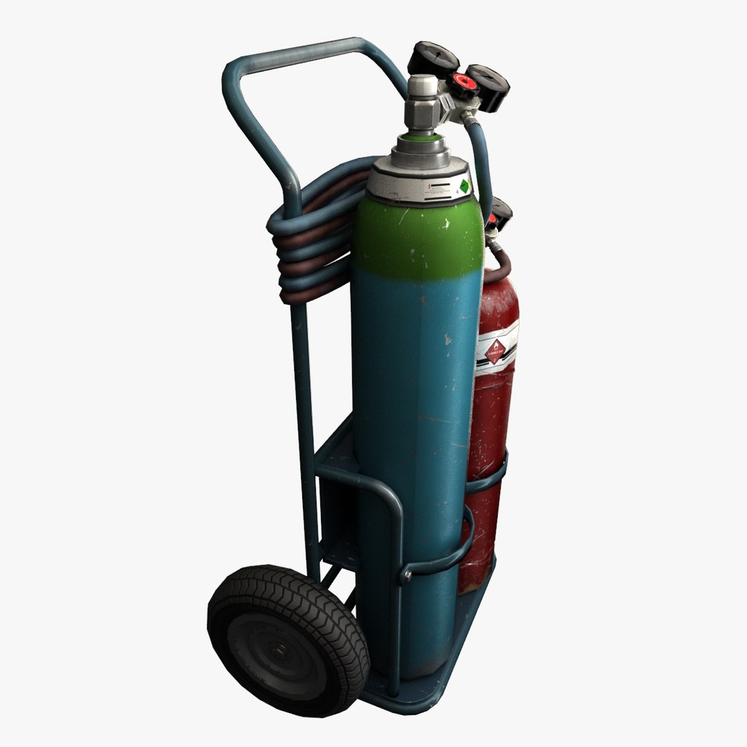 Trolley Gas 3d Model
